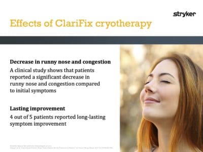 ClariFix Cryotherapy - Florida Otolaryngology Group